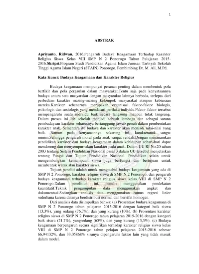 Analisis Data (Pengujian Hipotesis) 1. Uji Normalitas