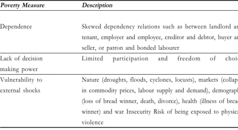 Choice of dimensions and indicators - Incorporating multidimensionality ...