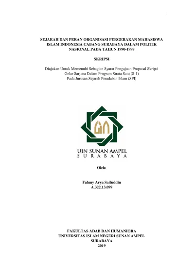Sejarah dan peran organisasi Pergerakan Mahasiswa Islam Indonesia ...