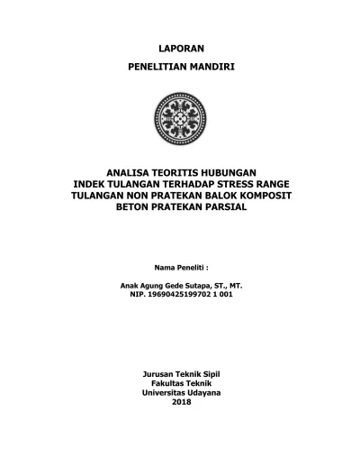 Top PDF Data Lendutan (Y) Balok Komposit secara Teoritis - 123dok.com