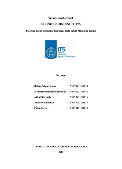 Silinder Dinding Tipis