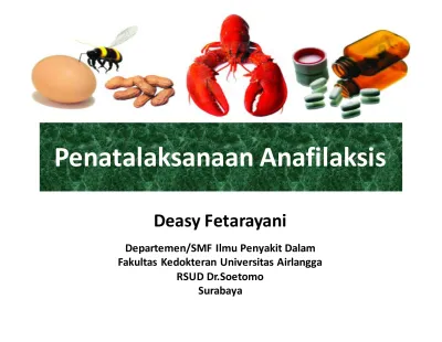 Penatalaksanaan Anafilaksis