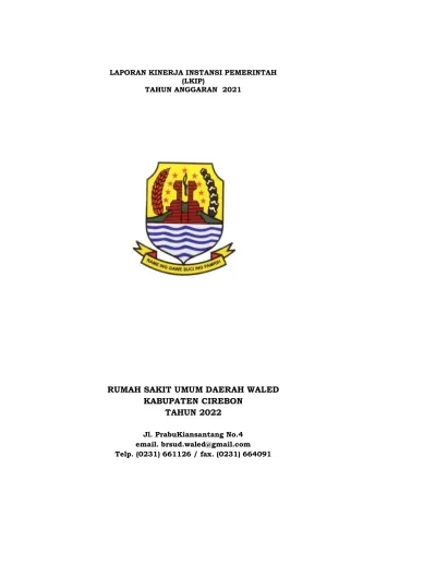 RUMAH SAKIT UMUM DAERAH WALED KABUPATEN CIREBON TAHUN 2022