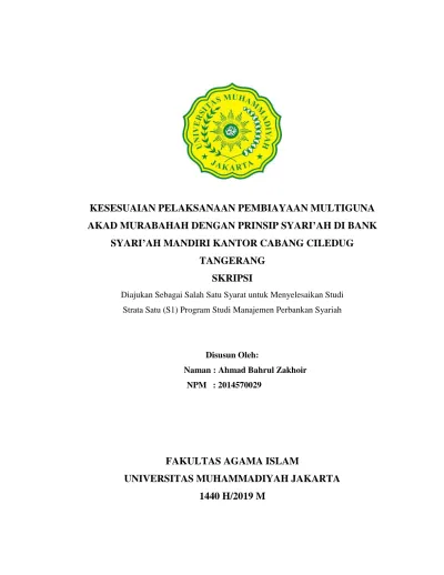 TINJAUAN PUSTAKA A. Kerangka Teori - KESESUAIAN PELAKSANAAN PEMBIAYAAN ...