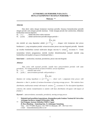 Top PDF Plot Autokorelasi dari Data yang Tidak Stasioner - 123dok.com