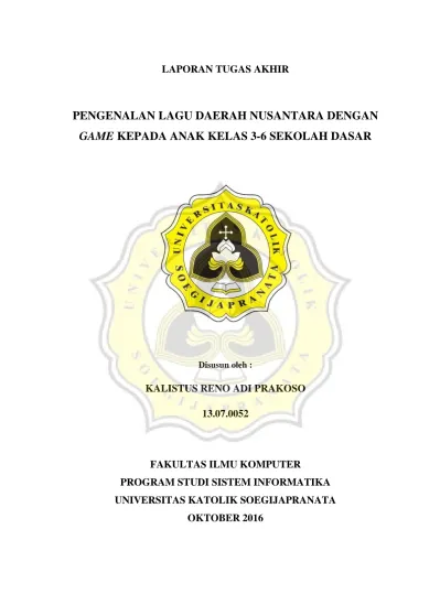 COVER PENGENALAN LAGU DAERAH NUSANTARA DENGAN GAME KEPADA ANAK KELAS 3 ...
