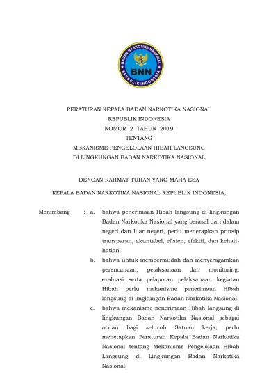 FORMAT PERMINTAAN NOMOR REGISTER HIBAH KOP SURAT SATKER