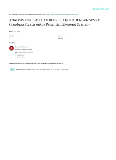 Uji Pearson Product Moment - Analisis Korelasi dengan SPSS 21
