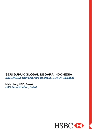 SERI SUKUK GLOBAL NEGARA INDONESIA INDONESIA SOVEREIGN GLOBAL SUKUK ...