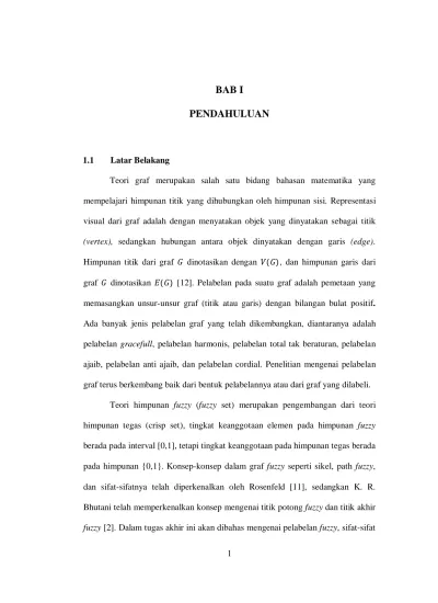 SIFAT-SIFAT GRAF SIKEL DENGAN PELABELAN FUZZY - Diponegoro University ...