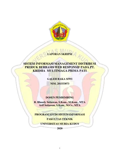 SISTEM INFORMASI MANAGEMENT DISTRIBUSI PRODUK BERBASIS WEB RESPONSIF ...