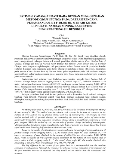 Oleh. Narendra Saputra 2) Dr.Ir.Eddy Winarno, S.Si., MT, Ir. R ...