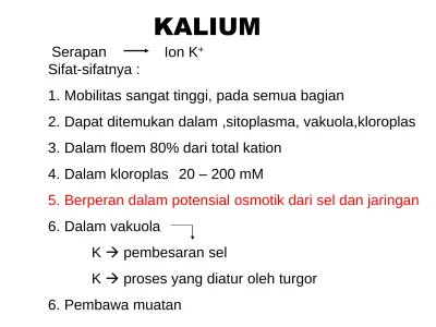 6.Pembawa muatan 2.Dapat ditemukan dalam ,sitoplasma, vakuola,kloroplas ...