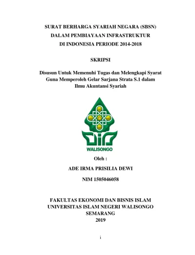 Bentuk dan Jenis SBSN/Sukuk Negara - Surat Berharga Syariah Negara (SBSN)