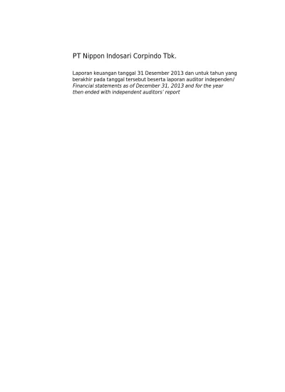 Top PDF Sejarah Umum PT. Nippon Indosari Corpindo Tbk - 123dok.com