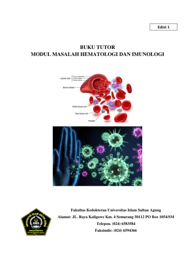 BUKU TUTOR MODUL MASALAH HEMATOLOGI DAN IMUNOLOGI