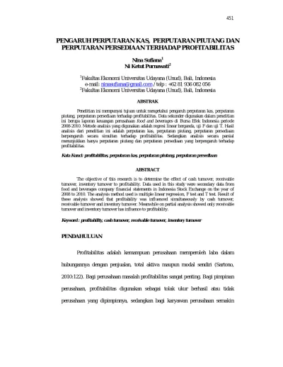 Top PDF Fluktuasi Rasio perputaran persediaan dan ROI (dalam - 123dok.com