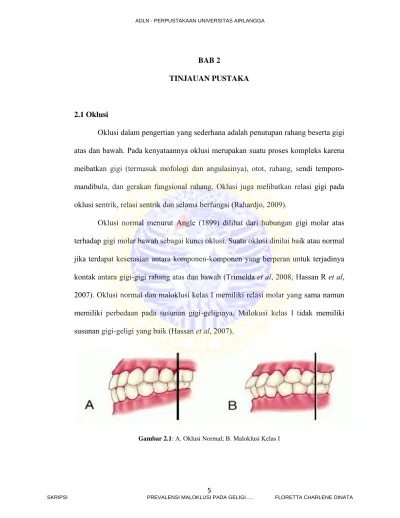 BAB 2 TINJAUAN PUSTAKA. oklusi sentrik, relasi sentrik dan selama ...