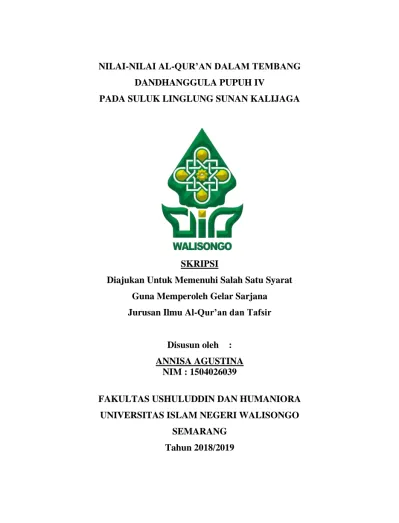 Biografi Sunan Kalijaga - DHANDHANGGULA SULUK LINGLUNG SUNAN KALIJAGA