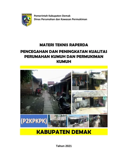 Review Rencana Pembangunan dan Pengembangan Perumahan dan Kawasan ...