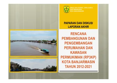 RENCANA PEMBANGUNAN DAN PENGEMBANGAN PERUMAHAN DAN KAWASAN PERMUKIMAN ...