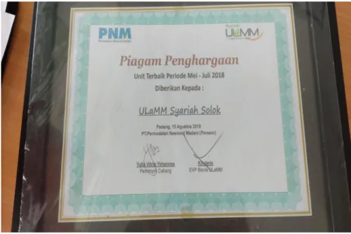 Jenis pembiayaan UlaMM Syariah Unit Solok
