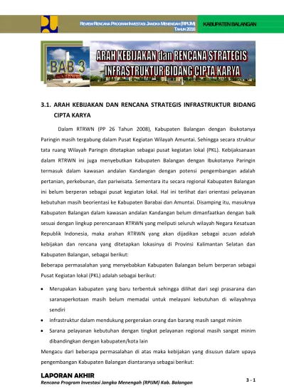 RENCANA PEMBANGUNAN DAN PENGEMBANGAN PERUMAHAN DAN KAWASAN PERMUKIMAN ...
