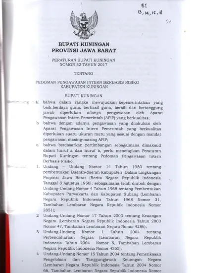 SISTIMATIKA LAPORAN HASIL REVIU LKPD - PROGRAM KERJA PENGAWASAN