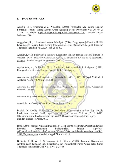 Apriyantono, A.; D. Fardiaz; N. L. Puspitasari; Sedarnawati & S ...