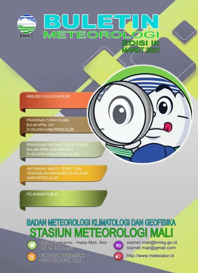 BULETIN INFORMASI METEOROLOGI EDISI III BULAN MARET 2021 TIM REDAKSI ...