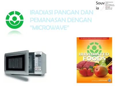 IRADIASI PANGAN DAN PEMANASAN DENGAN MICROWAVE