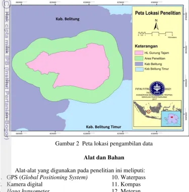 Model Spasial Habitat Tarsius Belitung (Cephalopachus Bancanus Saltator ...