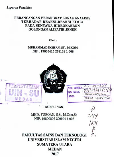 Perancangan perangkat lunak analisis terhadap reaksi-reaksi kimia pada ...
