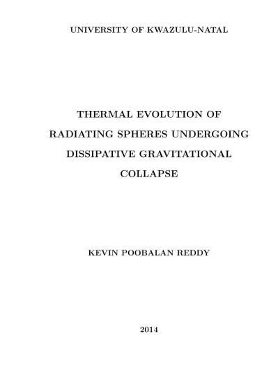 Thermal evolution of radiation spheres undergoing dissipative ...